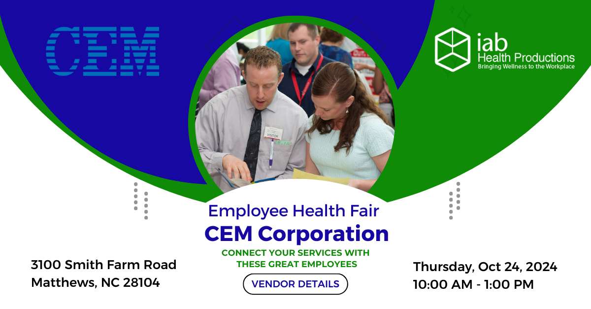 CEM Corporation 2024 Employee Health Fair | IAB Health Productions, LLC