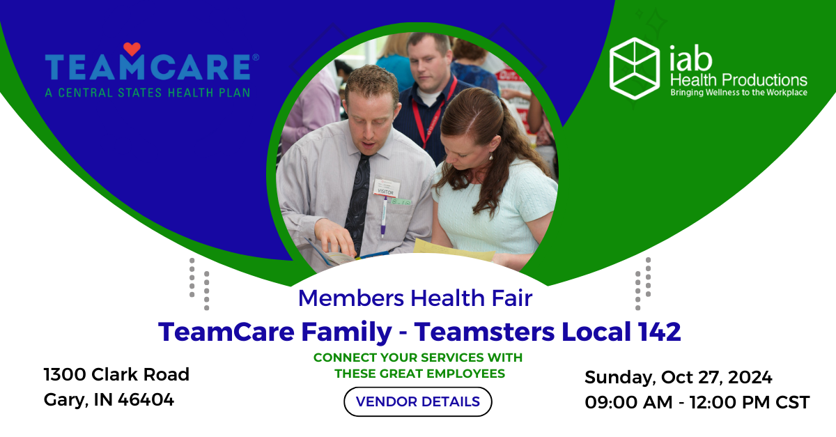 TeamCare Family Health Fair at Teamsters Local 142 | IAB Health ...