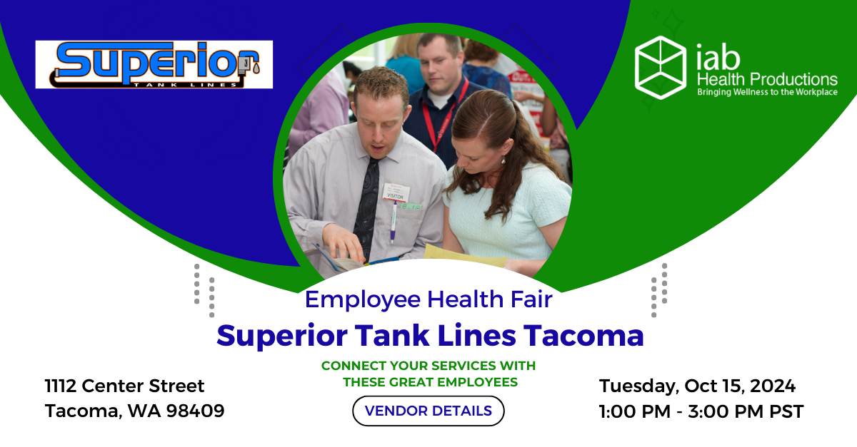 Superior Tank Lines Tacoma Employee Health Fair | IAB Health ...
